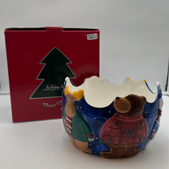 St. Nicholas Square | Holiday | St Nicholas Square Serving Bowl ...